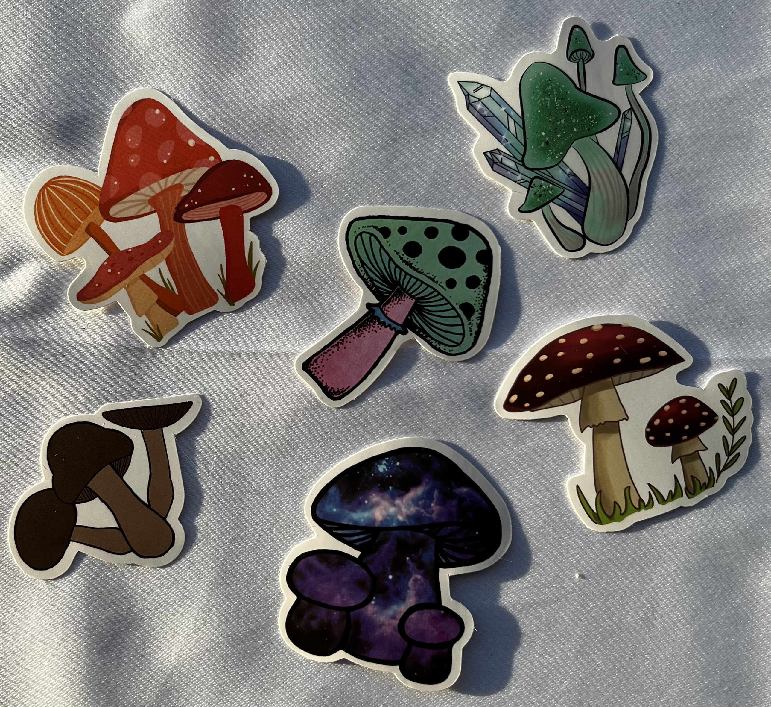 Assorted Vinyl Mushroom Sticker Pack 24pcs - Etsy