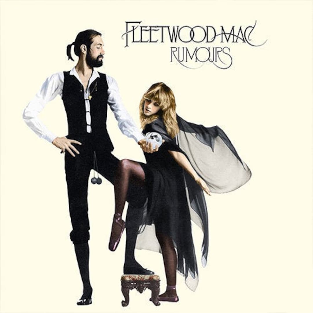 Colourised Colorized Fleetwood Mac Rumours Vinyl Record Album Cover Art ...