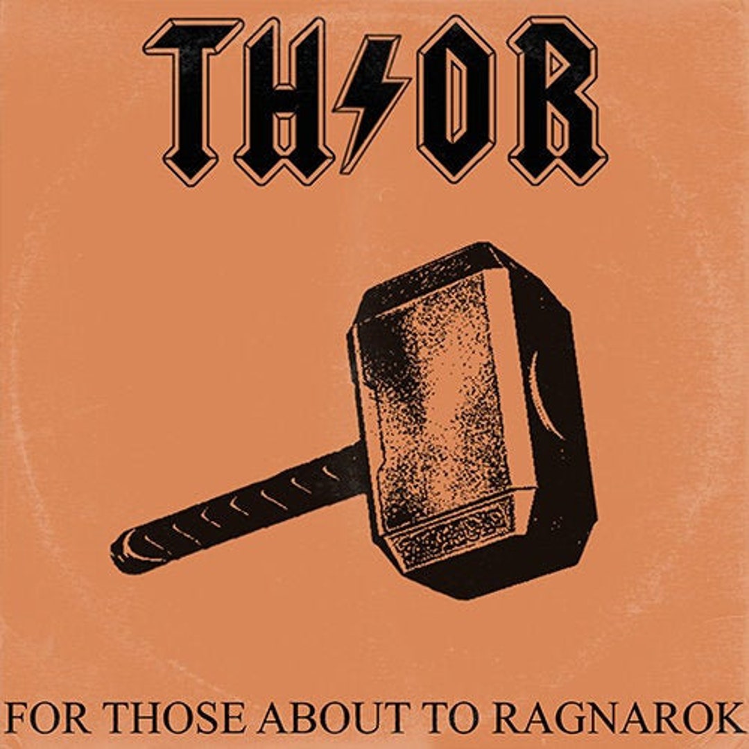 Marvel Thor ( Ragnarock) / AC/DC for Those About to Rock 'vinyl Record ...