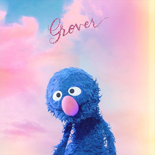 Sesame Street Grover Gezicht Nici 41958 Sesame Street Knuffeldier,