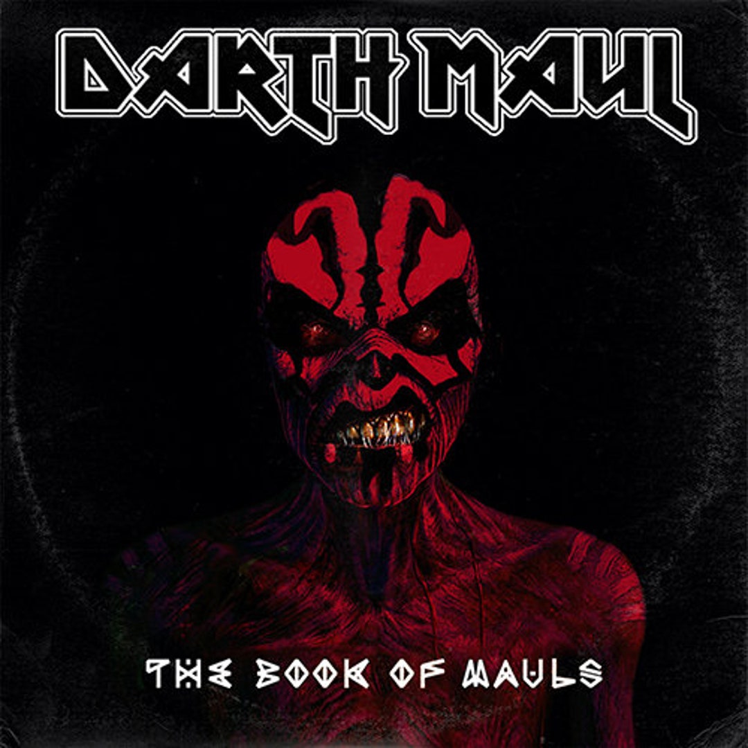 Star Wars Darth Maul / Iron Maiden 'book of Souls' 'vinyl Record Album ...