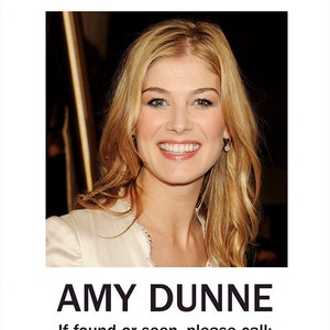 Amy Dunne Missing (gone Girl) Movie Art Print - Etsy