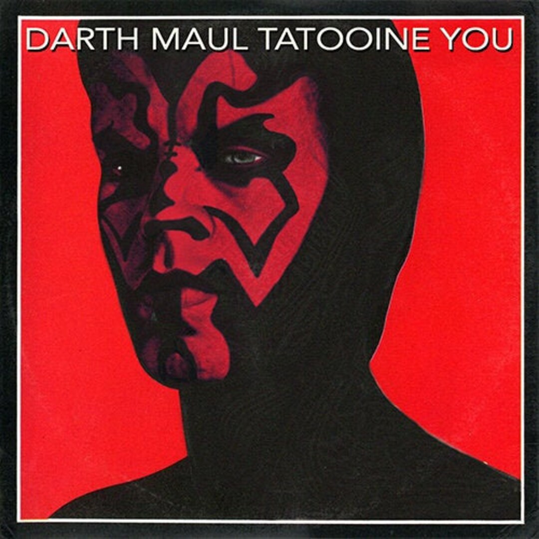 Star Wars Darth Maul / Rolling Stones Tattoo You 'vinyl Record Album ...