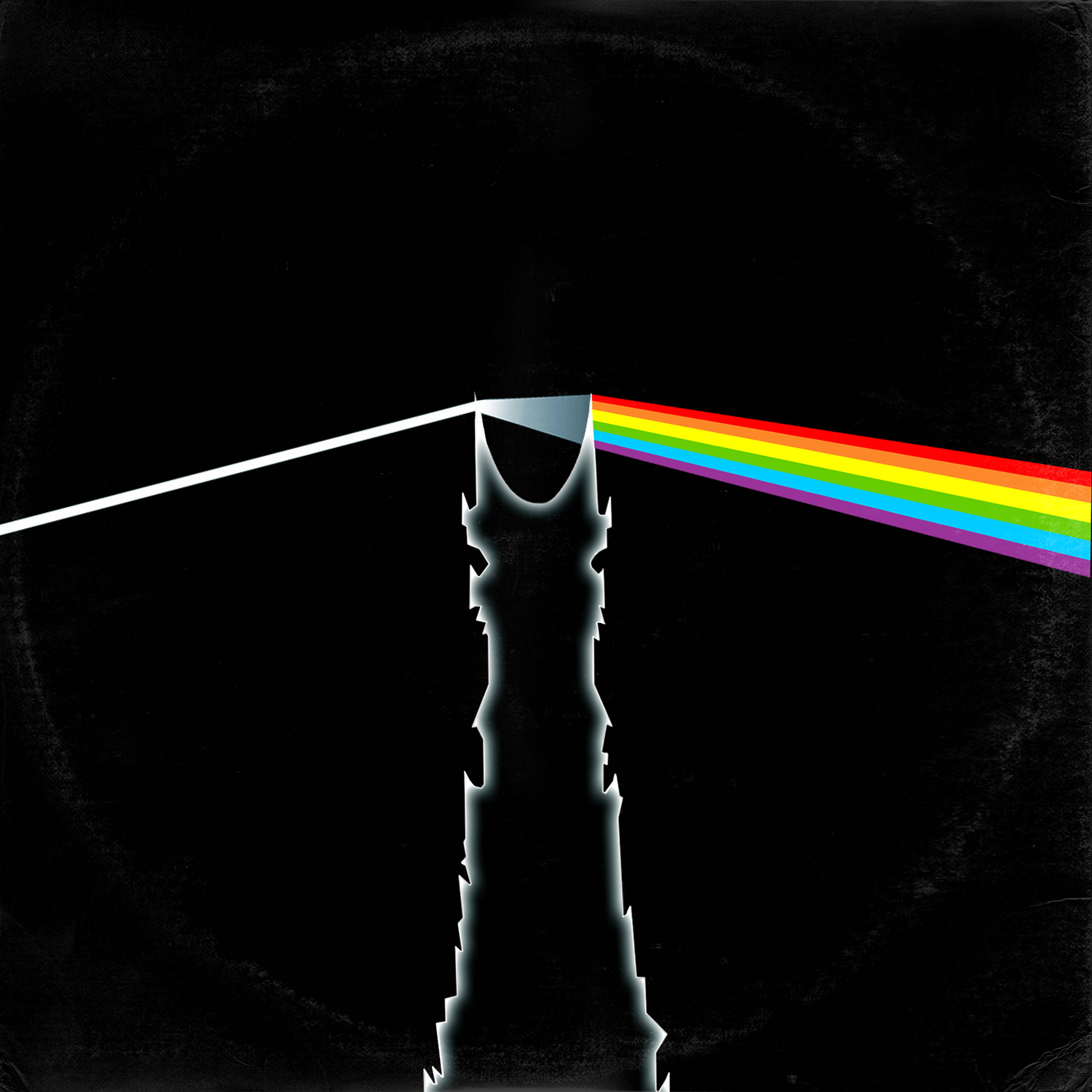 Pink Floyd Dark Side Of The Moon Vinyl Album Cover