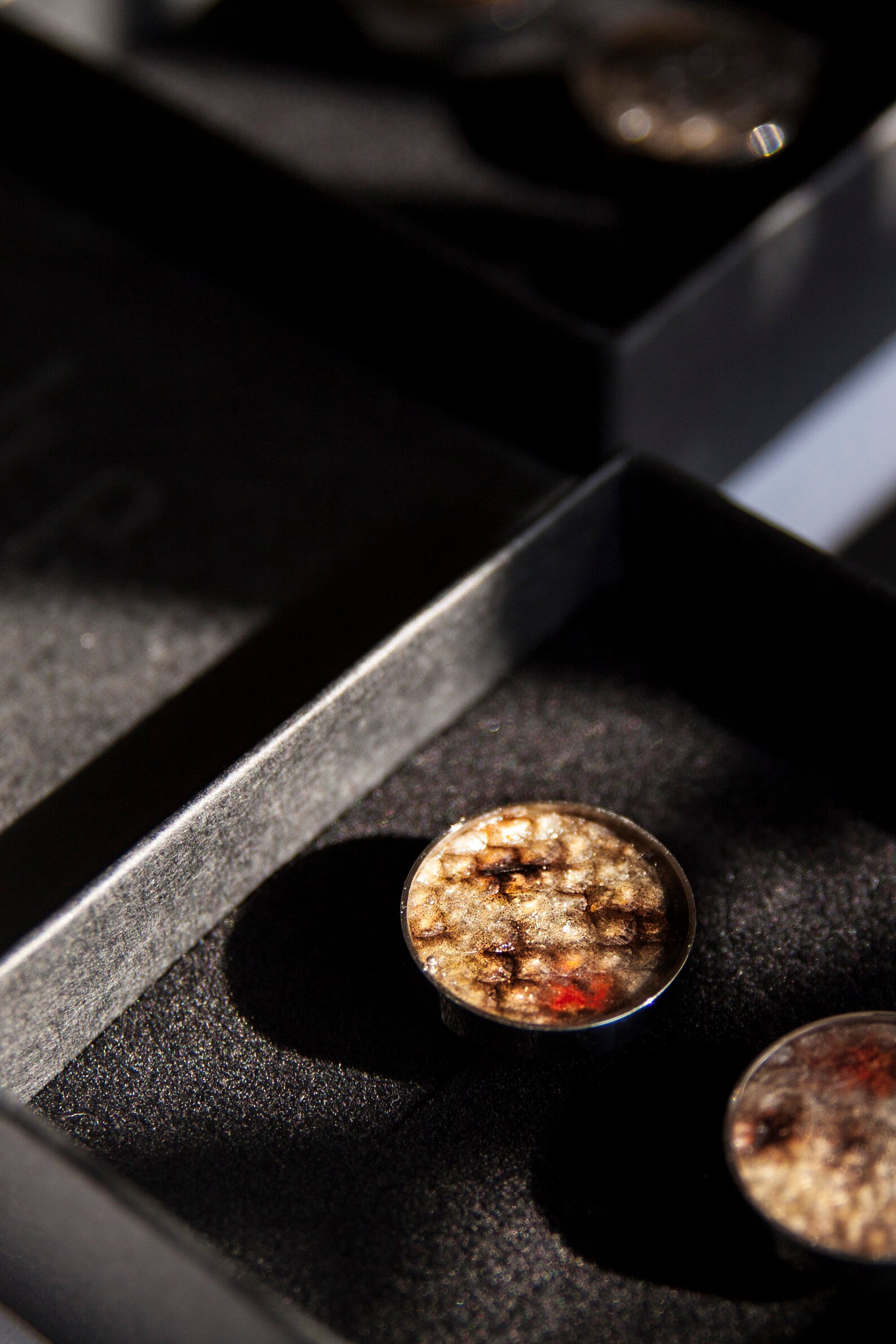 Genuine Fish Skin Leather Cuff Links for Men- Handmade by a ...