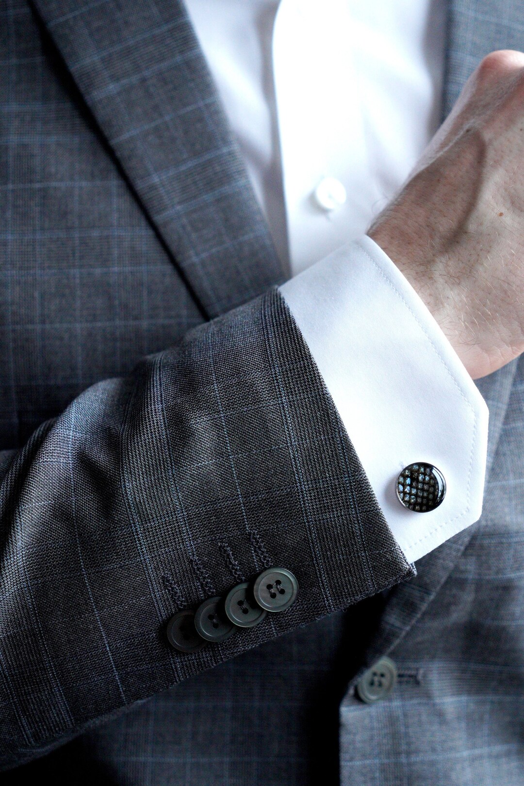 Fish Cufflinks - Gift for a Fisherman - Genuine Fish Leather - Etsy