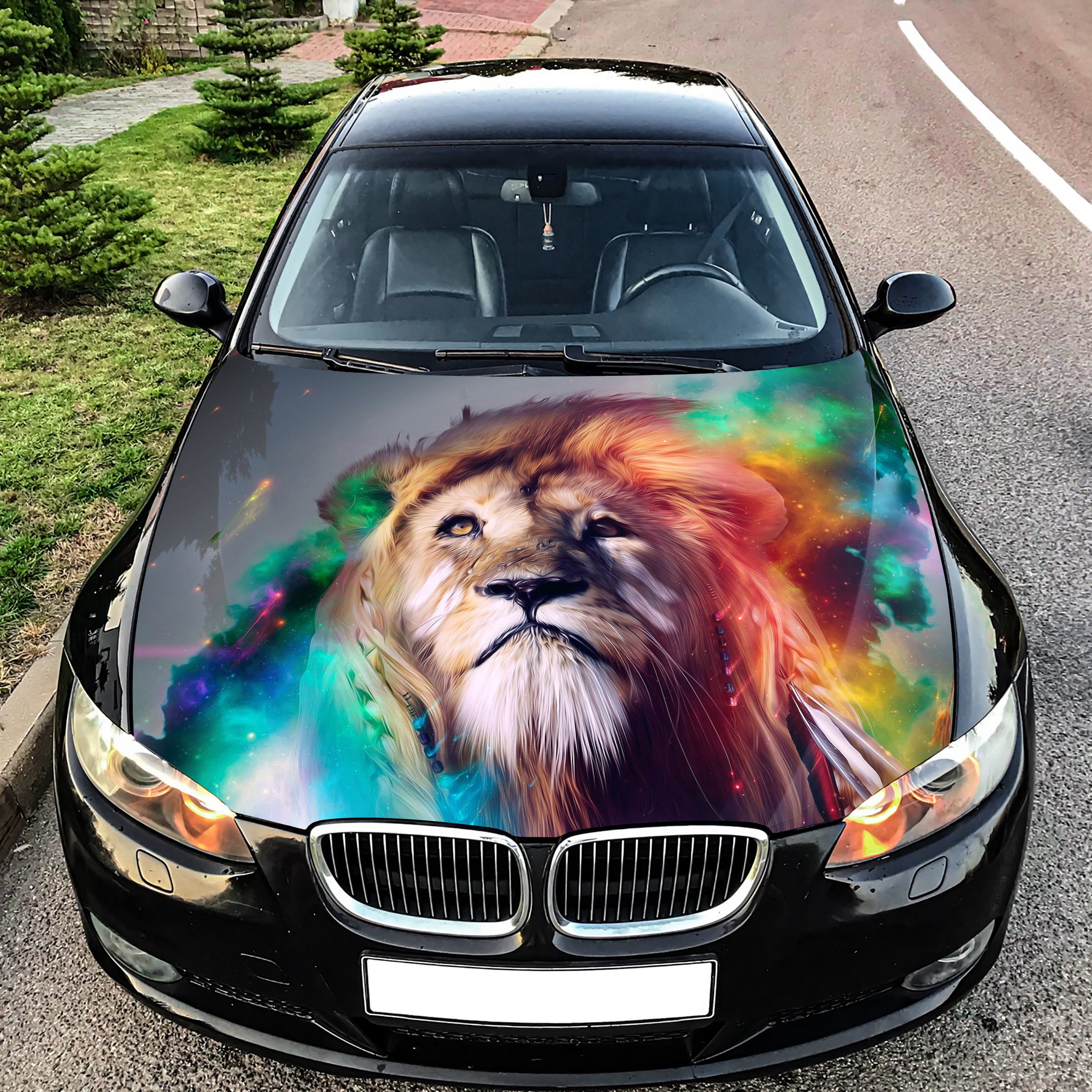 Abstract Lion Car Hood Wrap Car Hood Decal Car Hood Sticker Hood Wrap for Cars Truck Hood Wrap Bonnet Custom Car Hood Wrap Graphics Etsy