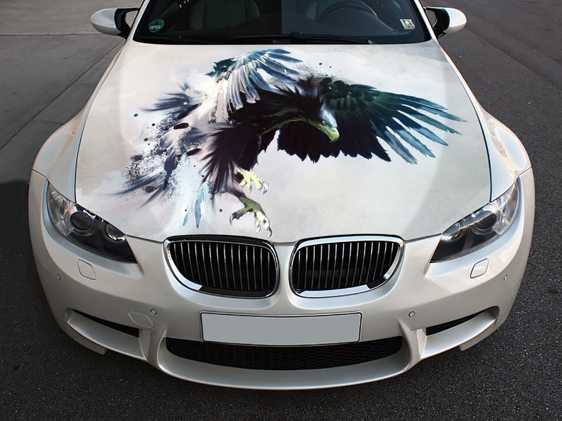 Car Hood Wrap Decal Eagle Vinyl Sticker Graphic Truck - Etsy