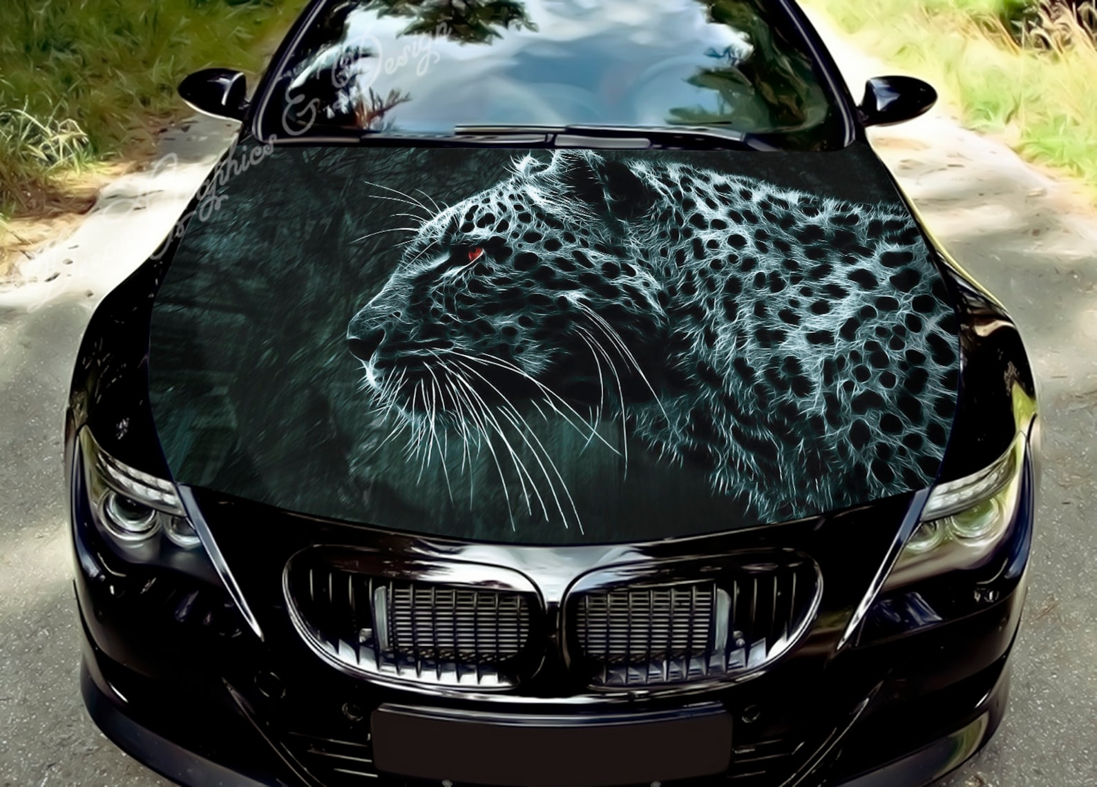 Car Hood Wrap Decal Leopard Vinyl Sticker Graphic Truck - Etsy