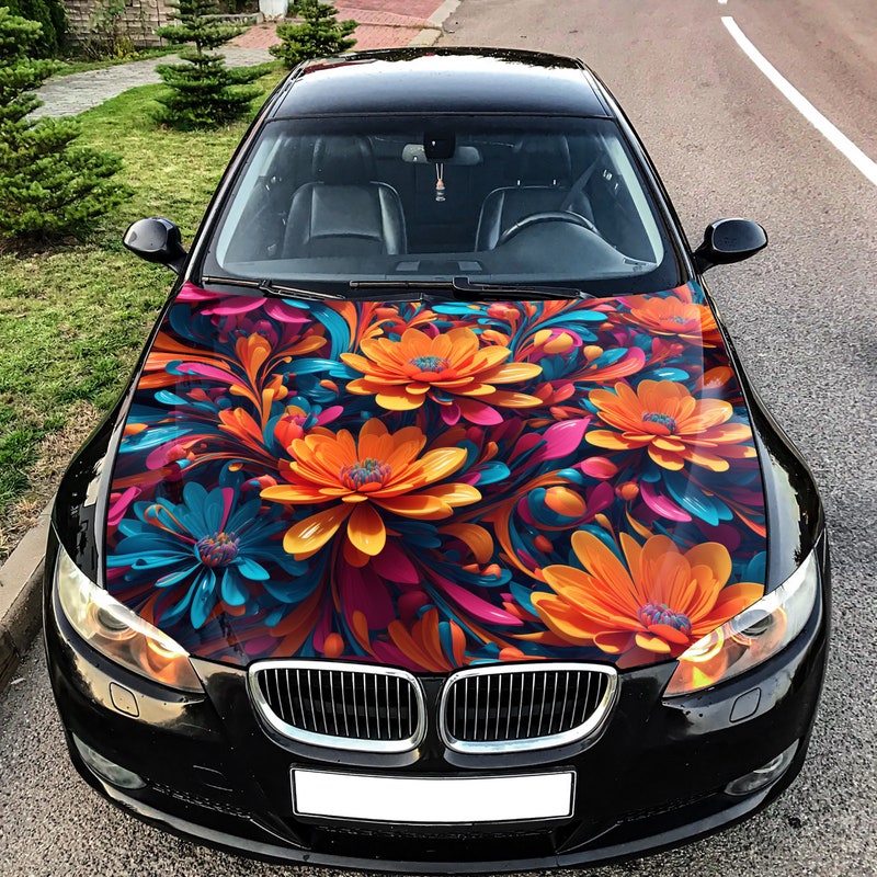 Car Decal Flower - Etsy