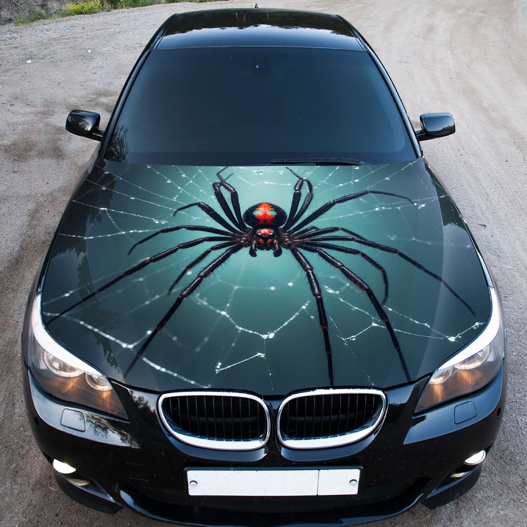 Redback Spider Car Hood Wrap, Car Hood Decal, Truck Hood Wrap, Car Hood ...