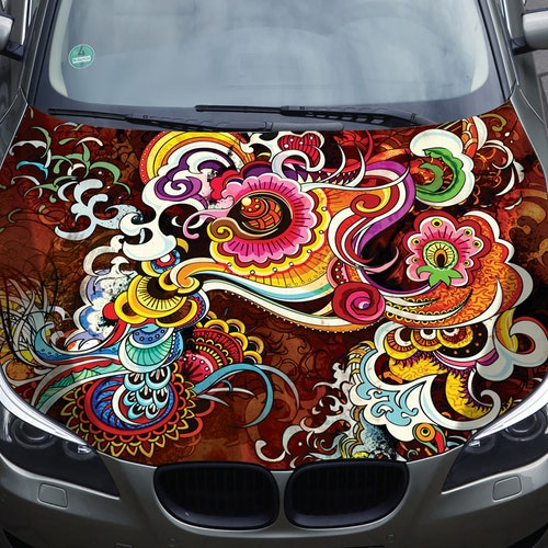 Car Hood Wrap Decal Vinyl Sticker Graphic Truck Decal - Etsy