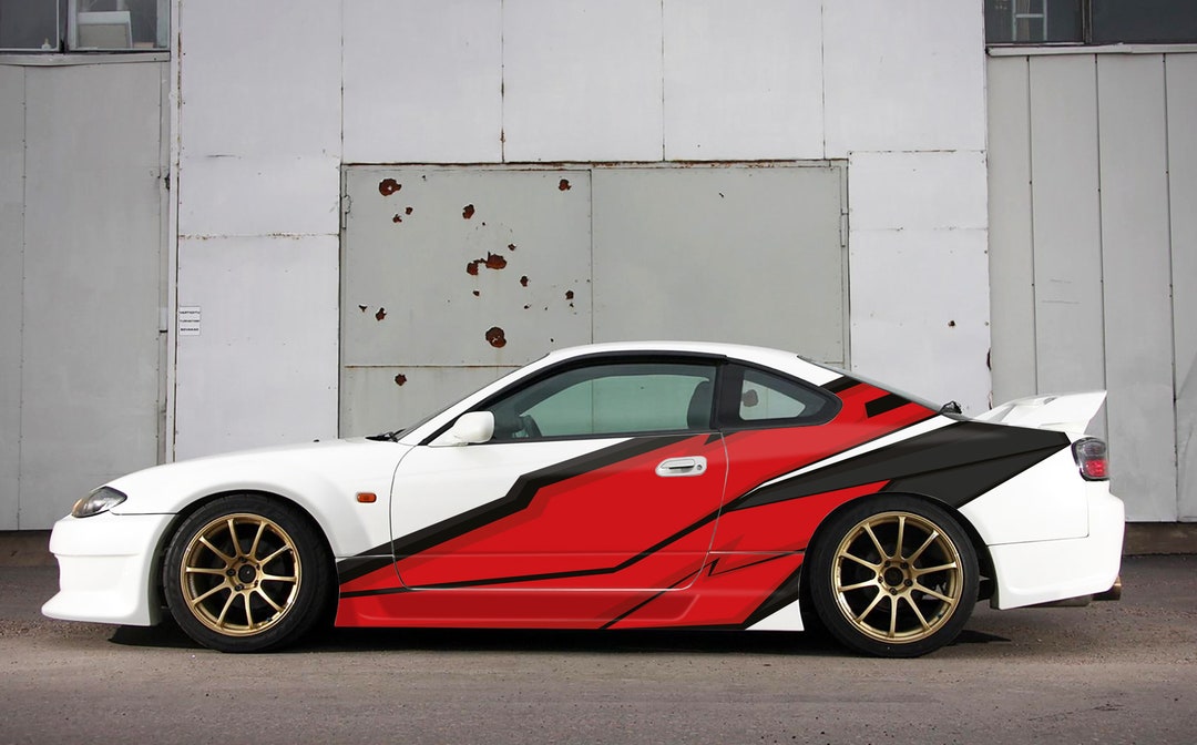 Car Side Livery Wrap Decal, Livery Decal, Car Design, Racing Stripe ...