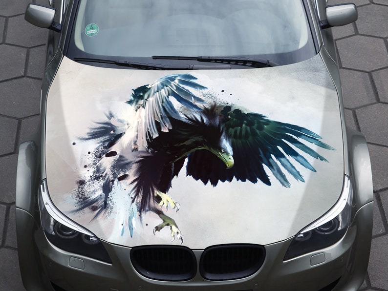 Car Hood Wrap Decal Eagle Vinyl Sticker Graphic Truck - Etsy