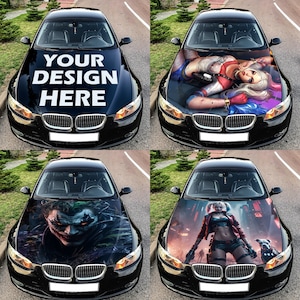 Custom Car Hood Wrap: Vinyl Decal Sticker for Trucks & Cars - Etsy