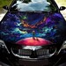 Car Hood Wrap Space Galaxy, Bonnet Vinyl Sticker, Full Color Graphic ...