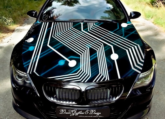 Car Hood Wrap Decal Vinyl Sticker Graphic Truck Decal - Etsy