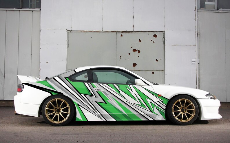 Racing Livery Wrap Car Side Wrap Decal Abstract Stripe - Etsy