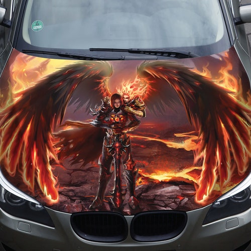 Deadpool Car Hood Wrap Full Color Vinyl Decal Antihero Sticker - Etsy