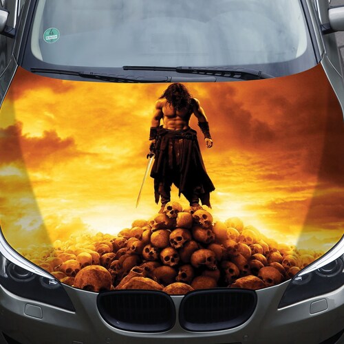Skull Car Hood Wrap Full Color Vinyl Decal Skeleton Sticker 4 - Etsy