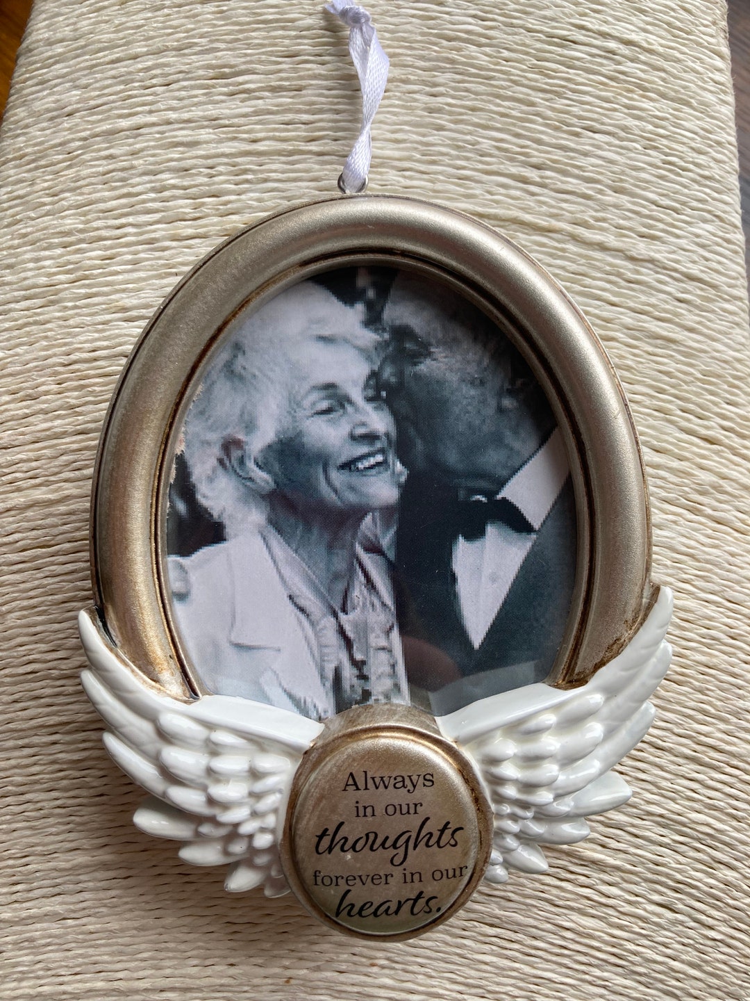 Memorial Photo Frame Standing or Hanging. Always in Our Thoughts ...