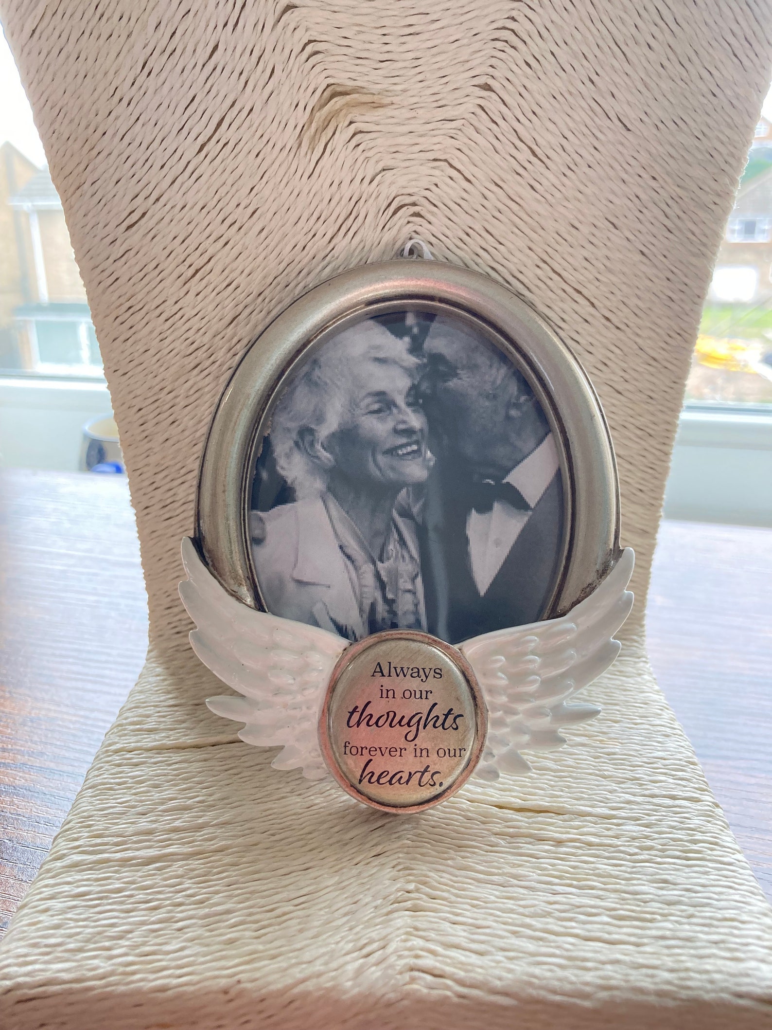 Memorial Photo Frame Standing or Hanging. Always in Our Thoughts ...
