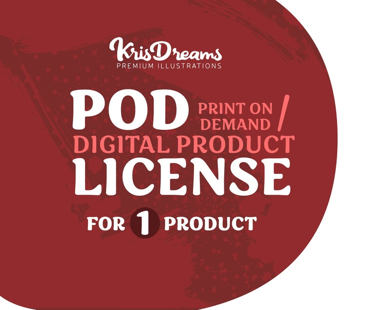 Extended POD Digital Products Commercial License for Single Product ...