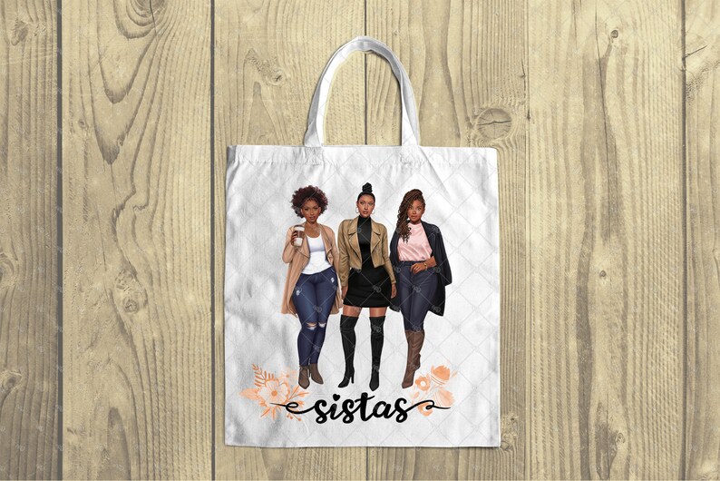 Sistas Png, Best Friends Png, Melanin Girlfriends, Sublimation, Ladies ...