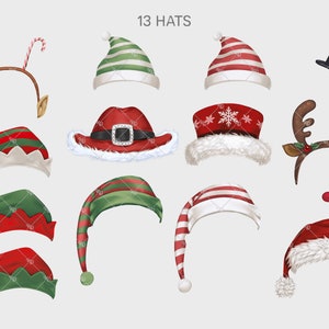 Christmas Hats Clipart, Chibi Children Png, Kids Boys and Girls ...