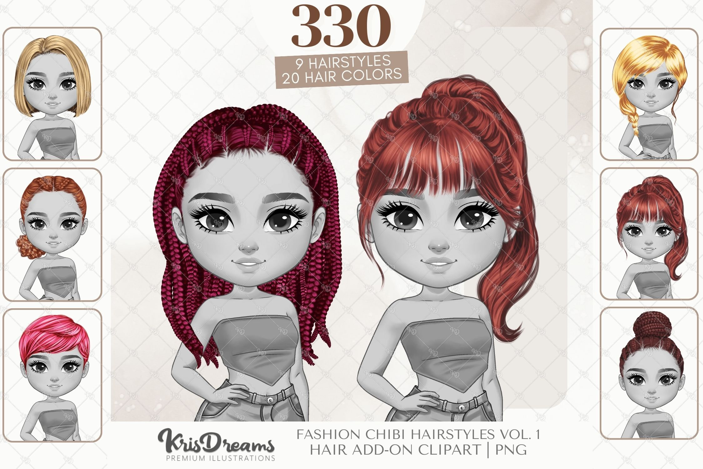 Anime Chibi Hairstyles