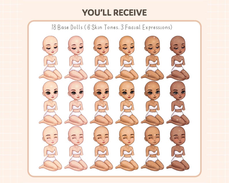 Customizable Chibi Praying Clipart PNG | Christian Girl Prayer ...