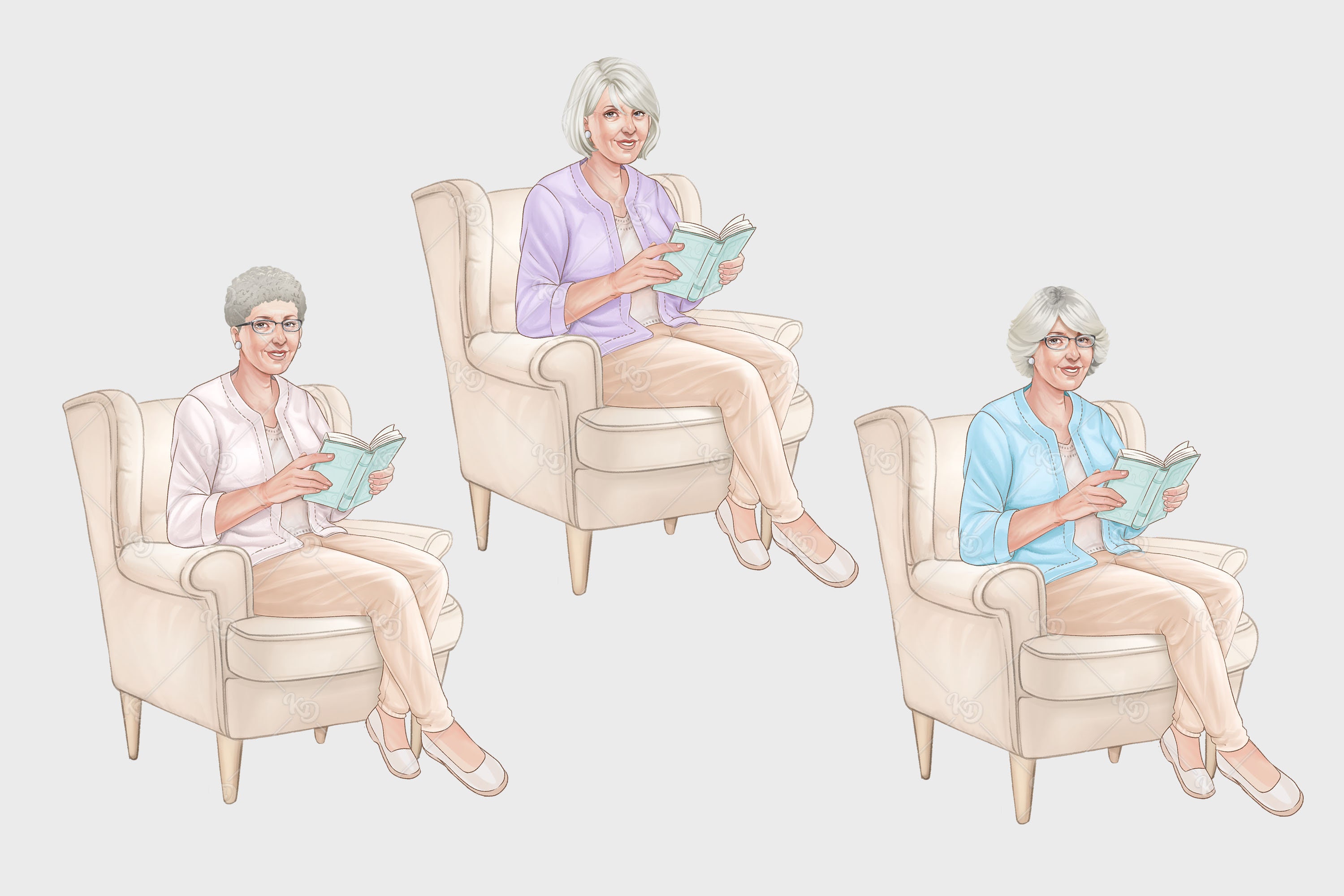 African American Woman Clipart, Mature Ladies Clipart, Black Woman ...