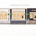 Boutique Background, Shop Scene, Fashion Background, Customizable Scene ...
