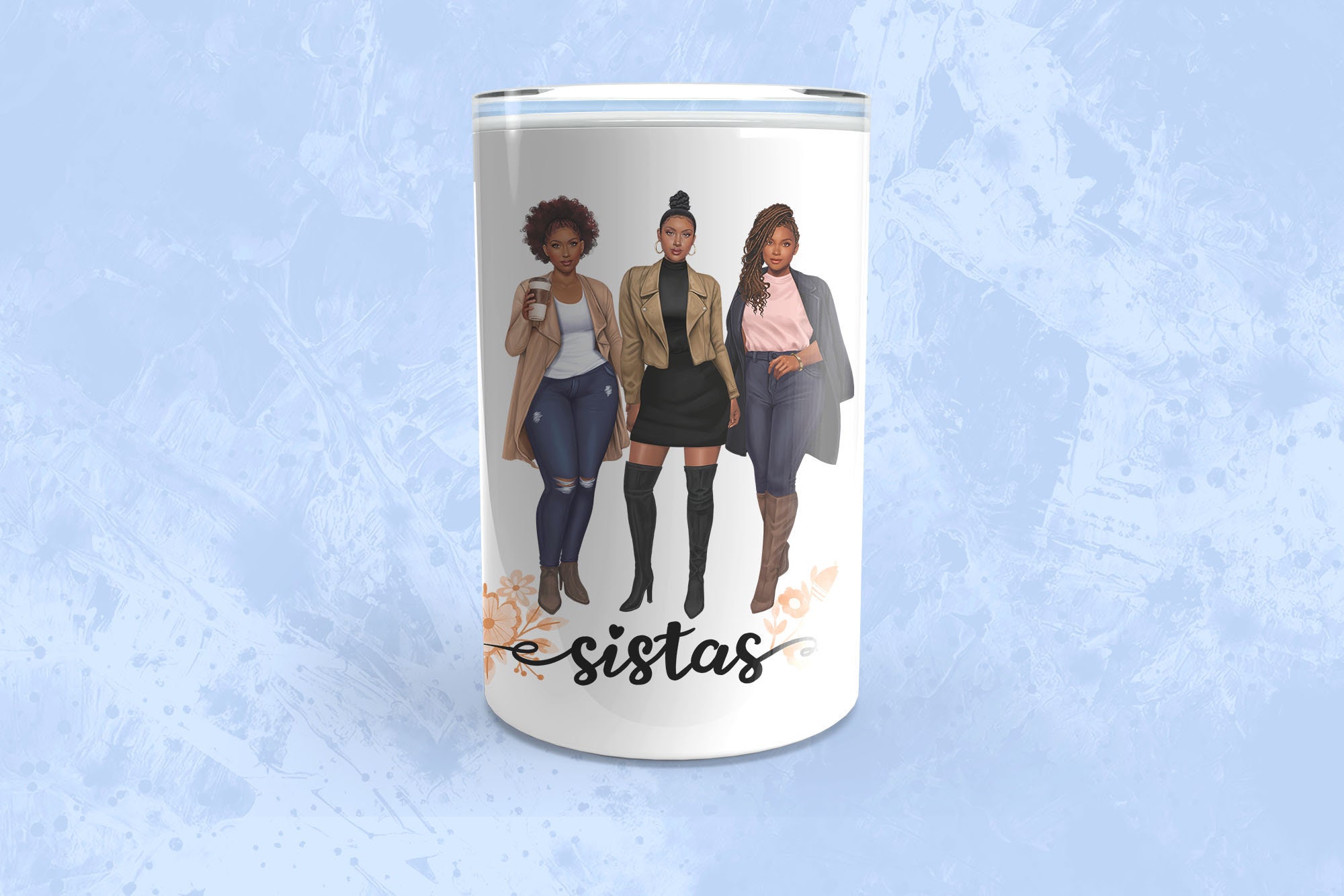 Sistas Png, Best Friends Png, Melanin Girlfriends, Sublimation, Ladies ...