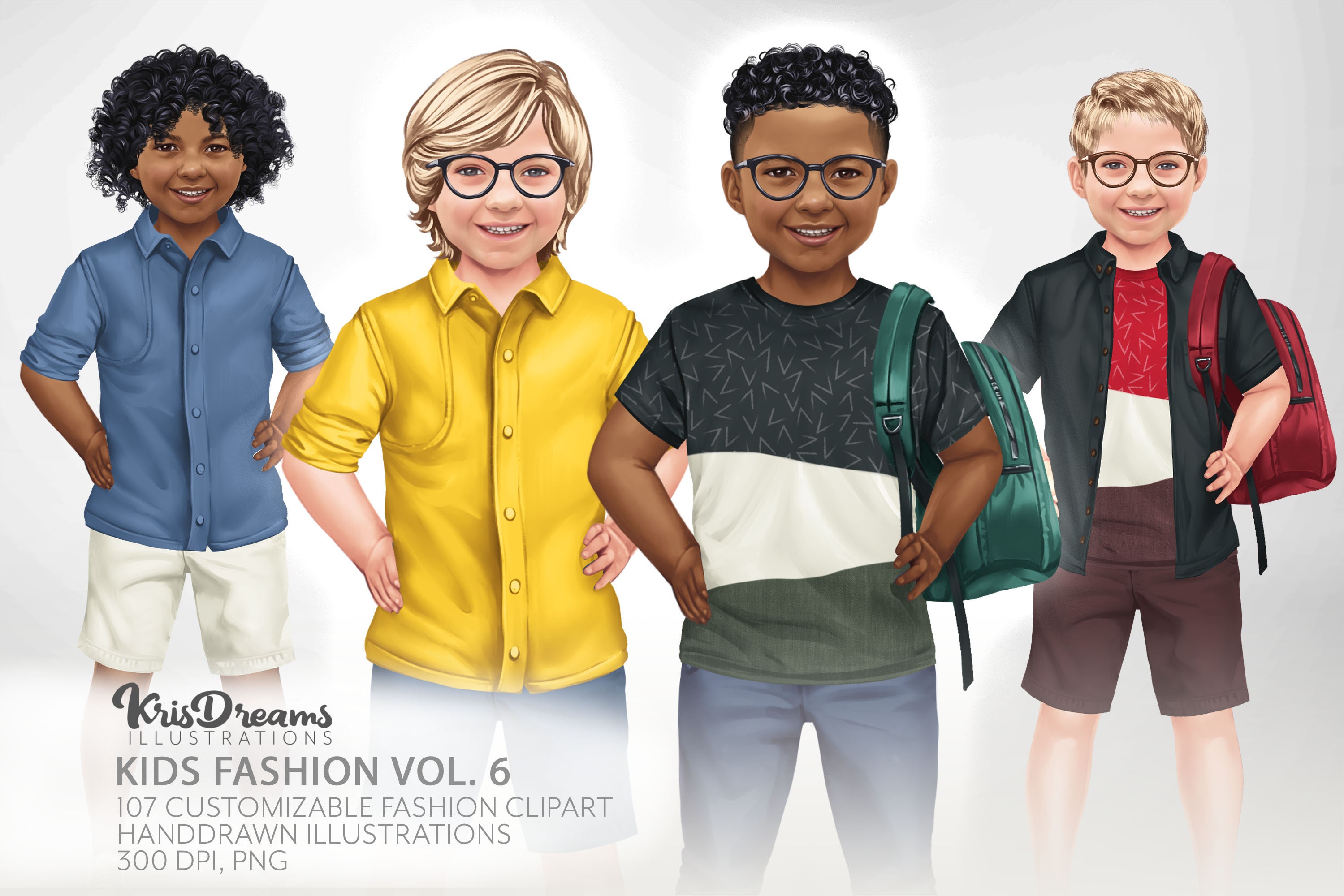 Back to School Clipart Customizable Clipart Children Png - Etsy