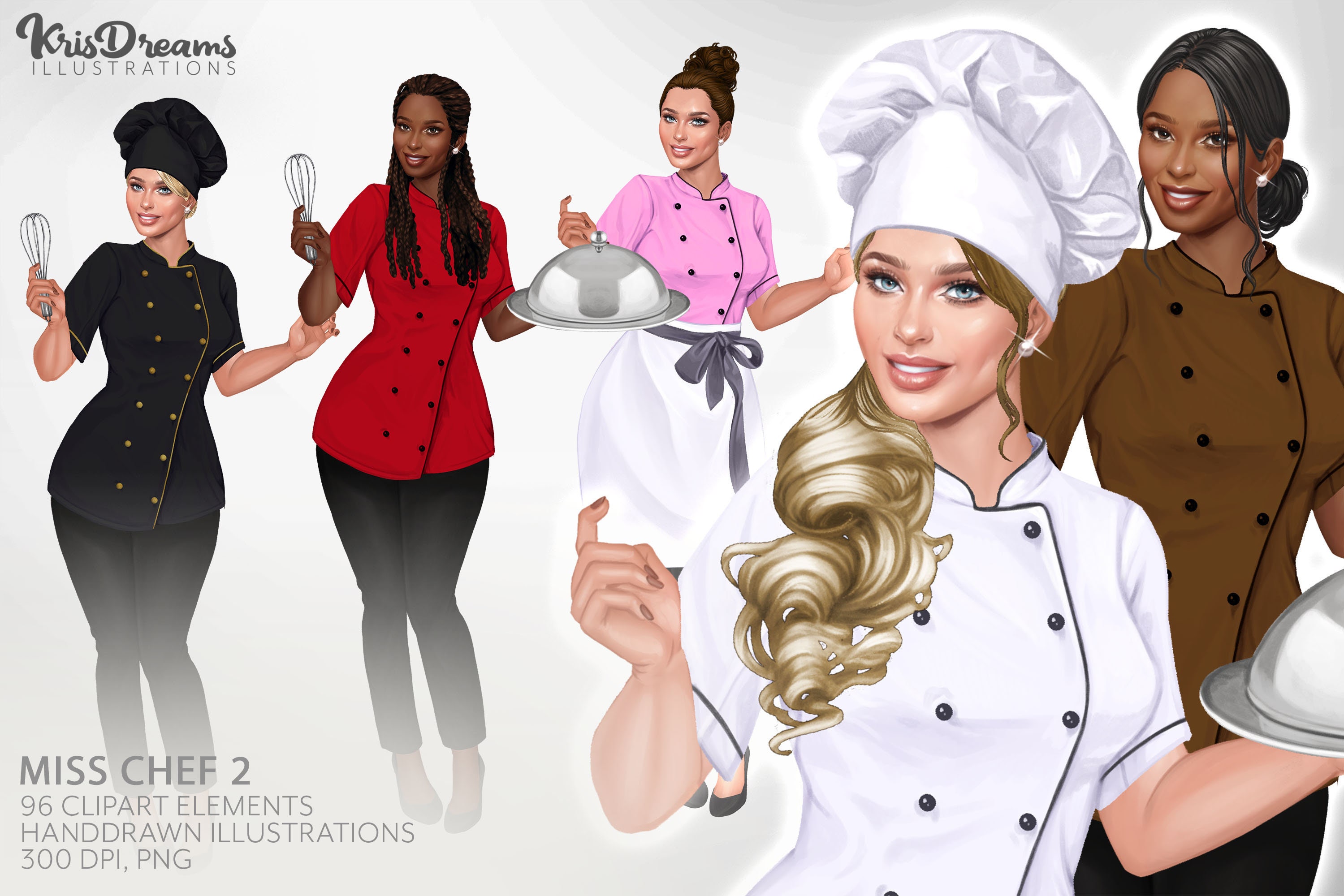 Female Baker Clipart