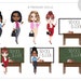 Chibi Cute Teacher Clipart, Teacher Clipart PNG, Back to School Clipart ...