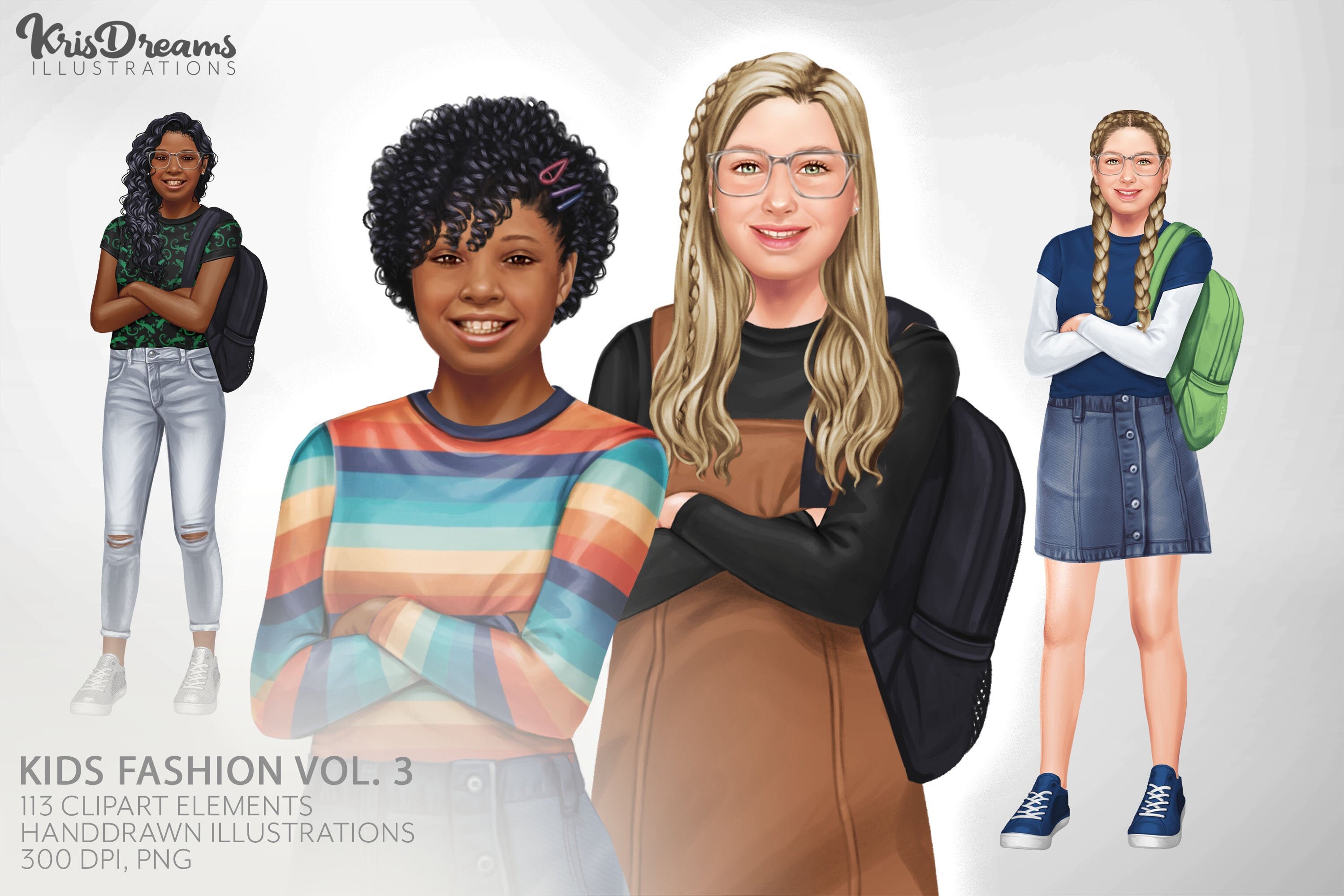 Middle School Students Clipart