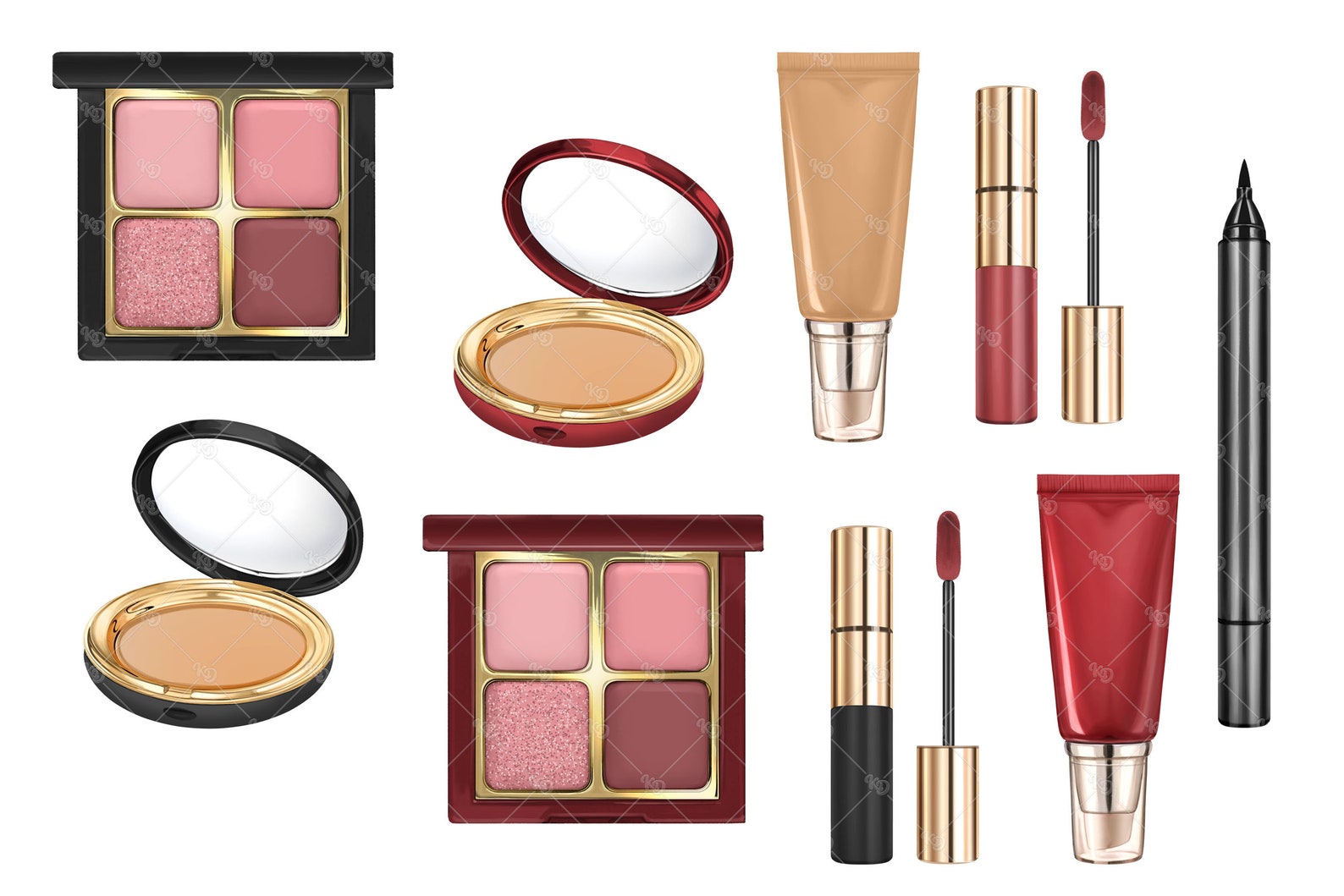 Makeup Clipart Cosmetic Clip Art Fashion and Beauty Clipart | Etsy