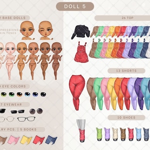 Chibi Best Friends Customizable Clipart Bundle, Besties Png, Soul ...