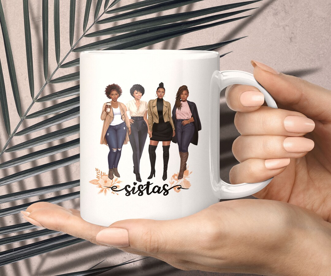 Sistas Png, 4 Best Friends Png, Melanin Girlfriends, Sublimation ...