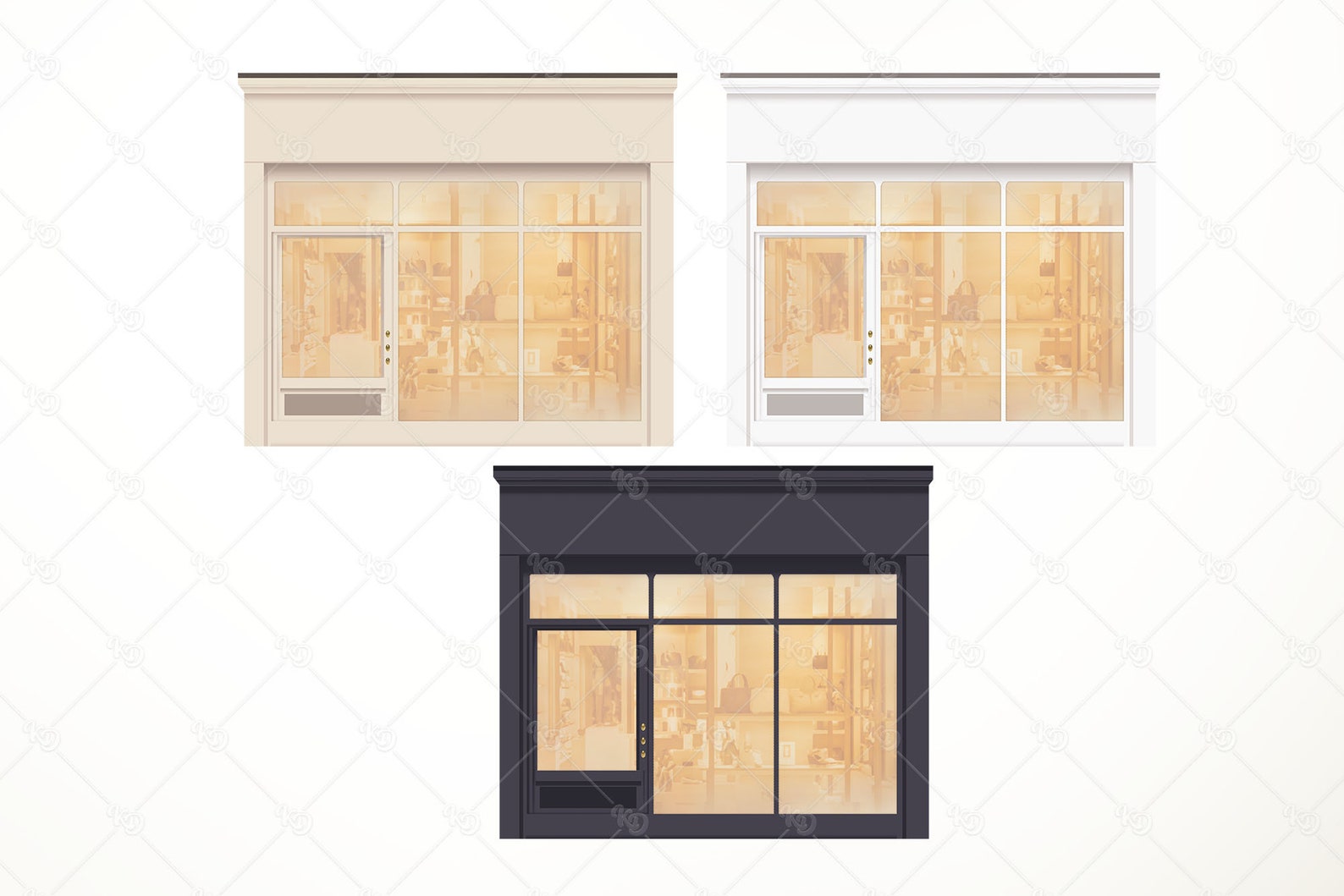 Boutique Background Shop Scene Fashion Background - Etsy