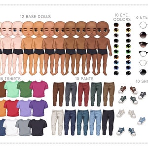 Chibi Family Clipart Bundle: Including Mom, Dad, Kids and Baby | Fun ...