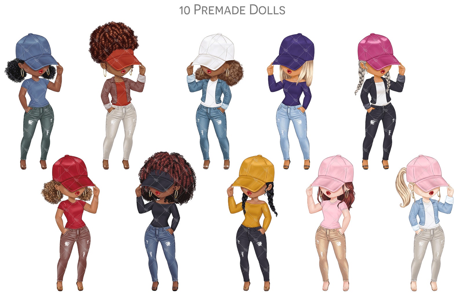 Chibi Best Friends Clipart Cute Chibi Souls Sisters Wearing - Etsy ...