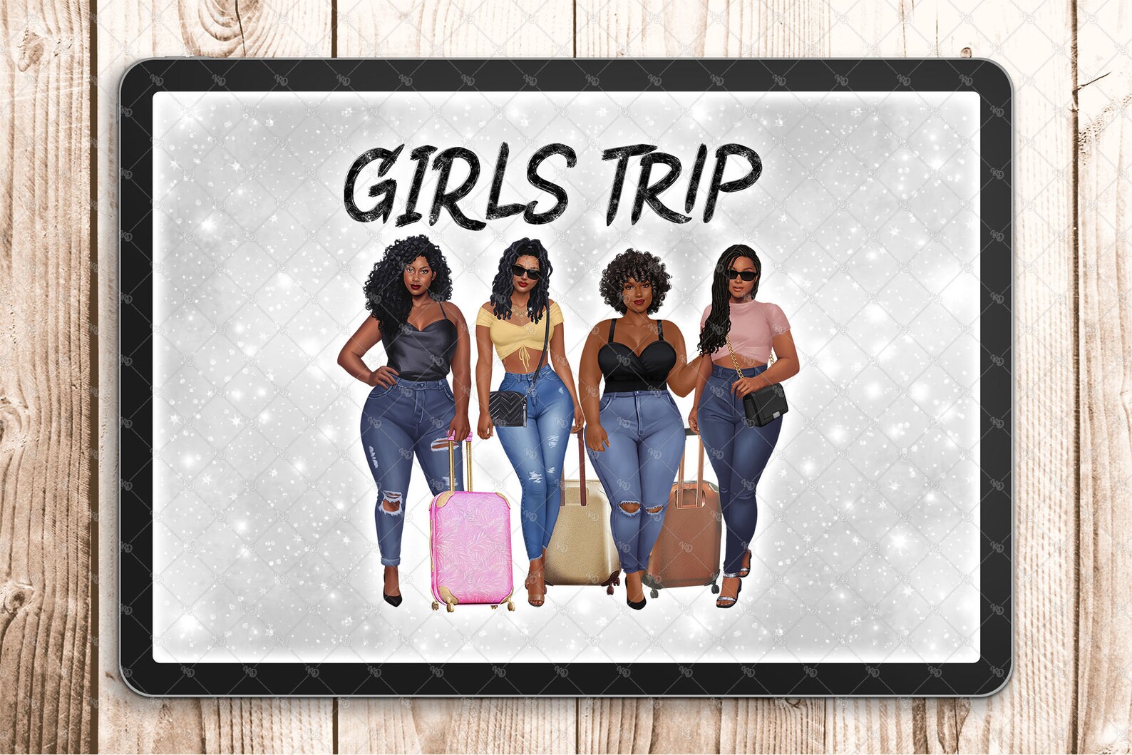 Girls Trip Png Divas Melanin Girlfriends Sublimation Ladies - Etsy