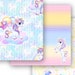 Unicorn Digital Paper Seamless Pattern Instant Download, Commercial Use ...