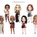 Chibi Best Friends Drinking Cocktail Clipart | Chibi Party Girls ...