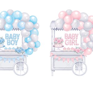 Baby Shower Clipart, Gender Reveal, Nursery Clipart, Maternity Clipart ...