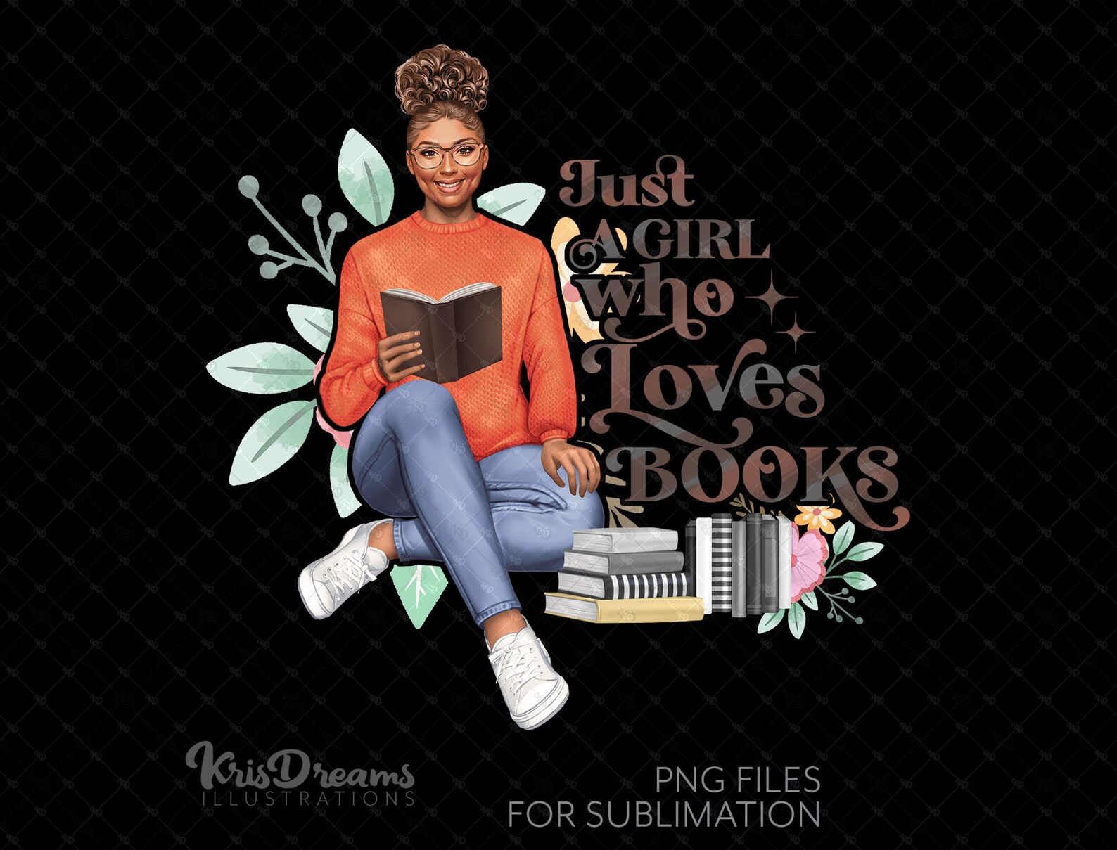 Bookworm Png Book Lover Png Sublimation Design Png Just a - Etsy