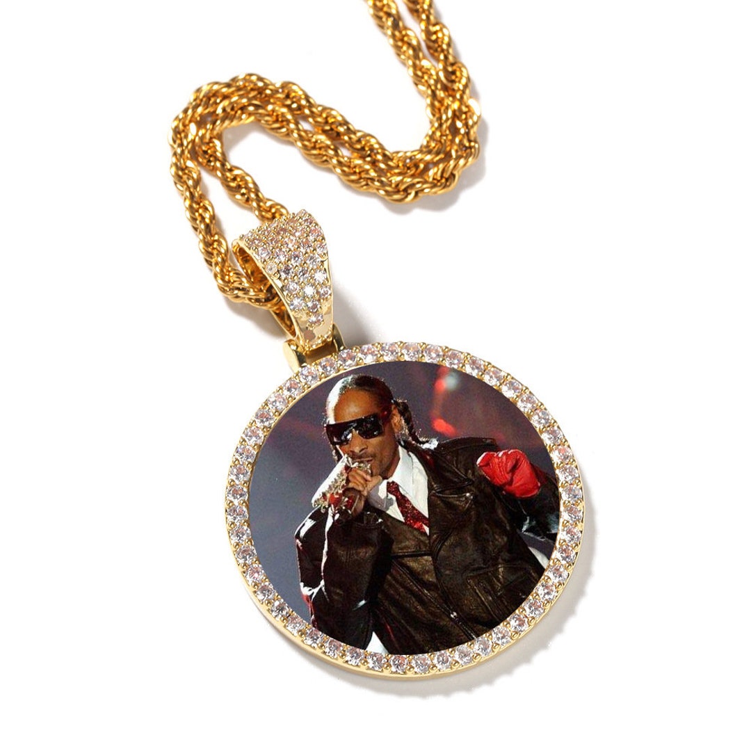 Hip-hop Custom Picture Necklace Personalized Set Photo Pendant - Etsy
